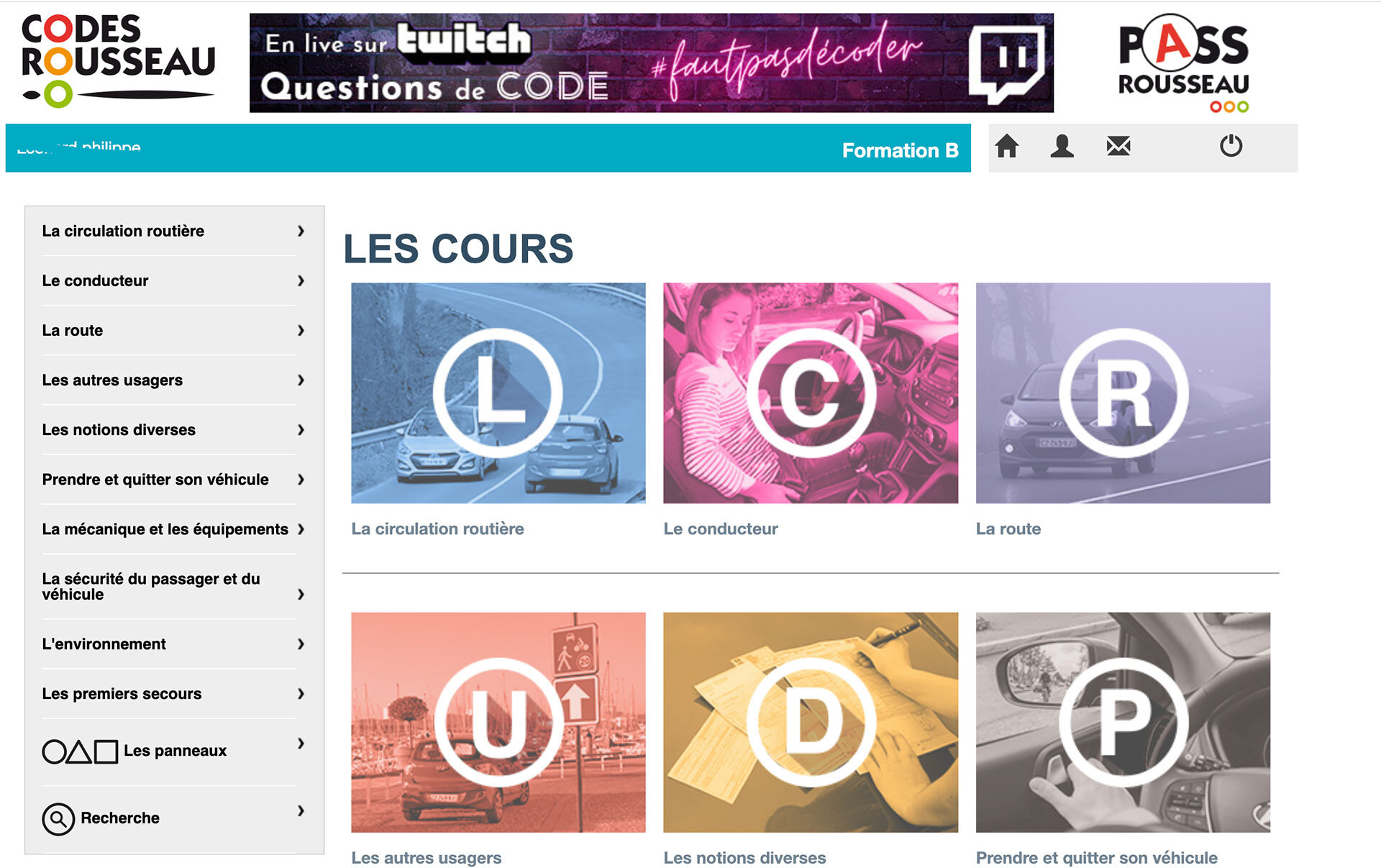 Questions les plus fréquentes sur le code de la route en ligne